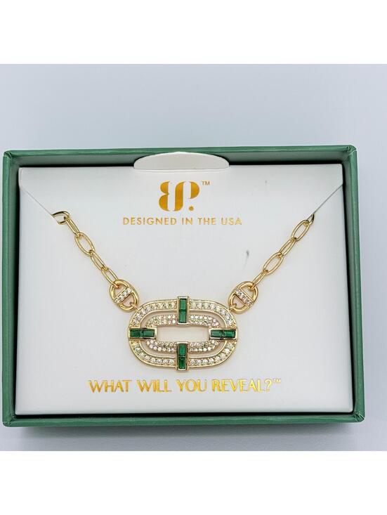 Jewelry | Bomb Party May Necklace Classic Details Lab Created Emerald ...